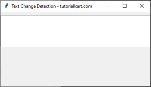 How to Call a Function When the Text Changes in a Text Widget in Tkinter Python