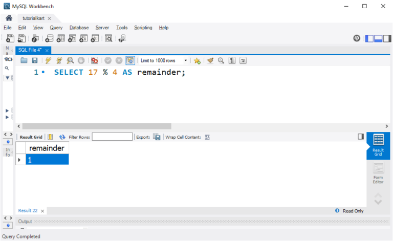 SQL Arithmetic Operators