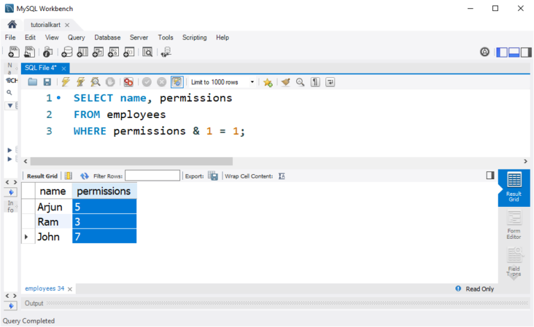 SQL Bitwise AND Operator