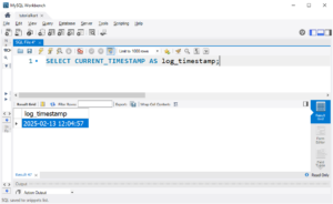 SQL CURRENT_TIMESTAMP