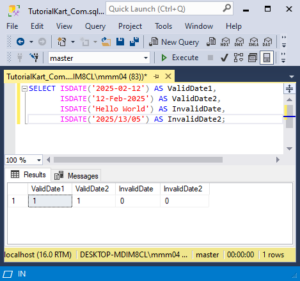 SQL ISDATE Function