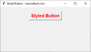 Python Tkinter Button