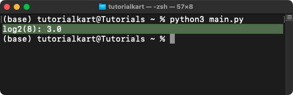 NumPy log2() - Base-2 Logarithm of Elements in Array