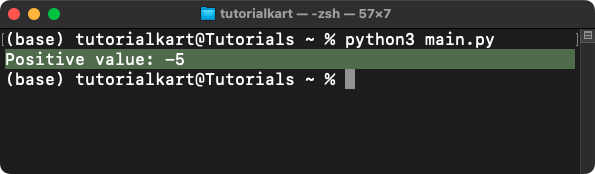 NumPy positive() - Positive of Each Element in Array
