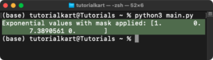 NumPy exp() - Exponential of All Elements in Array