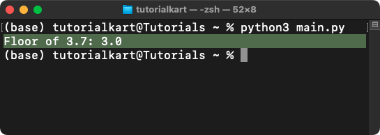 NumPy floor() - Floor of Each Element in Array