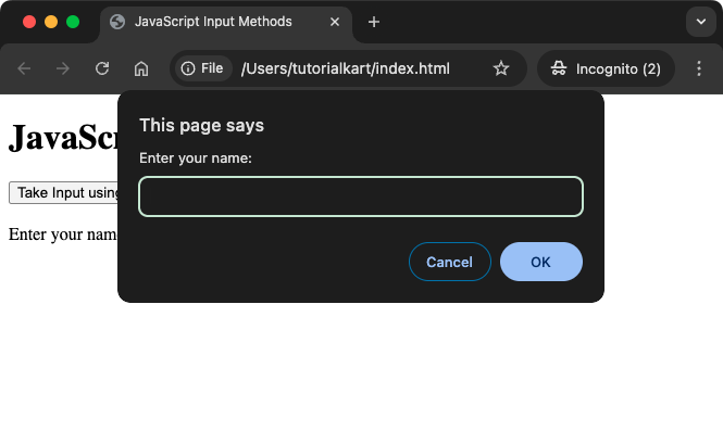 6. Applying JavaScript