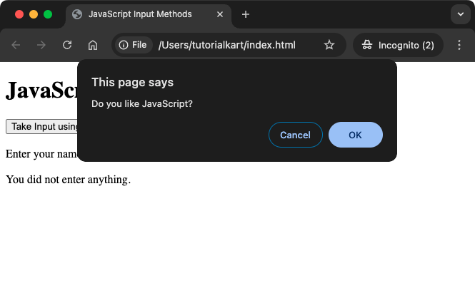 6. Applying JavaScript