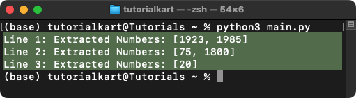 How to Extract Numbers from a Text File in Python? Examples