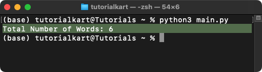 How to Count the Number of Words in a File in Python? Examples