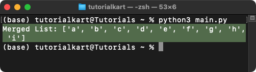 How to Merge Multiple Lists into One in Python