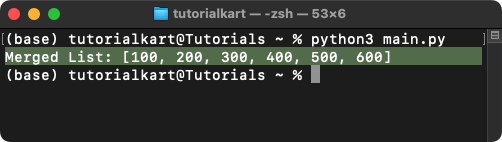 How to Merge Multiple Lists into One in Python
