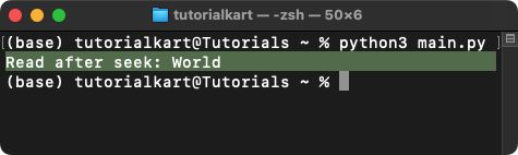 How to Move the File Pointer Using seek() in Python