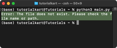 How to Handle FileNotFoundError in Python
