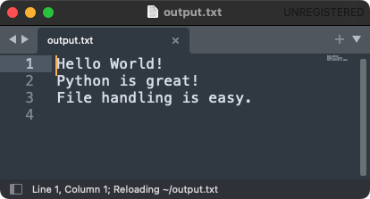How to Write Multiple Lines to a File in Python