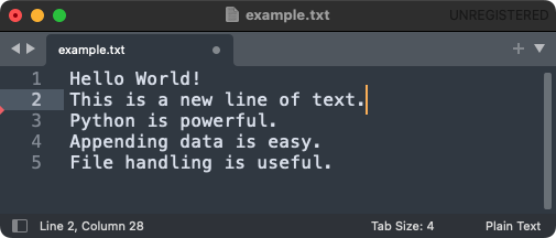 How to Append Data to an Existing File in Python? 4 Examples