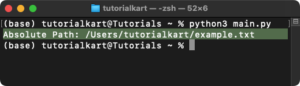 How to get the Absolute Path of a File in Python? 4 Examples