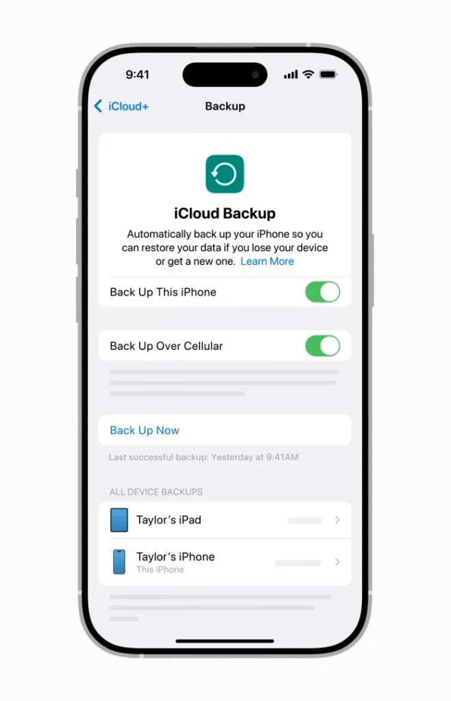 How to create an iPhone backup?