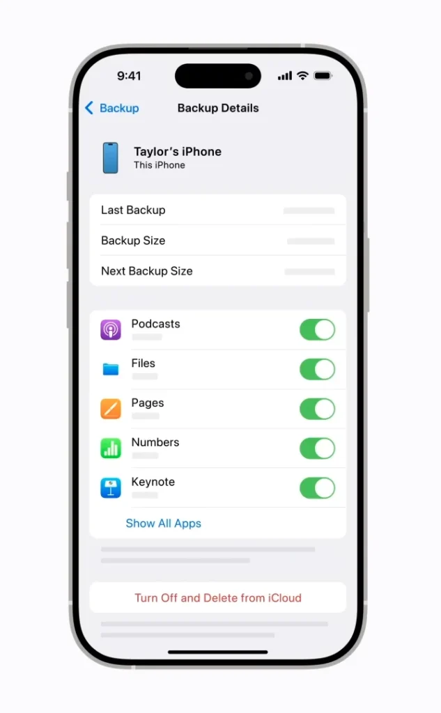 How to create an iPhone backup?